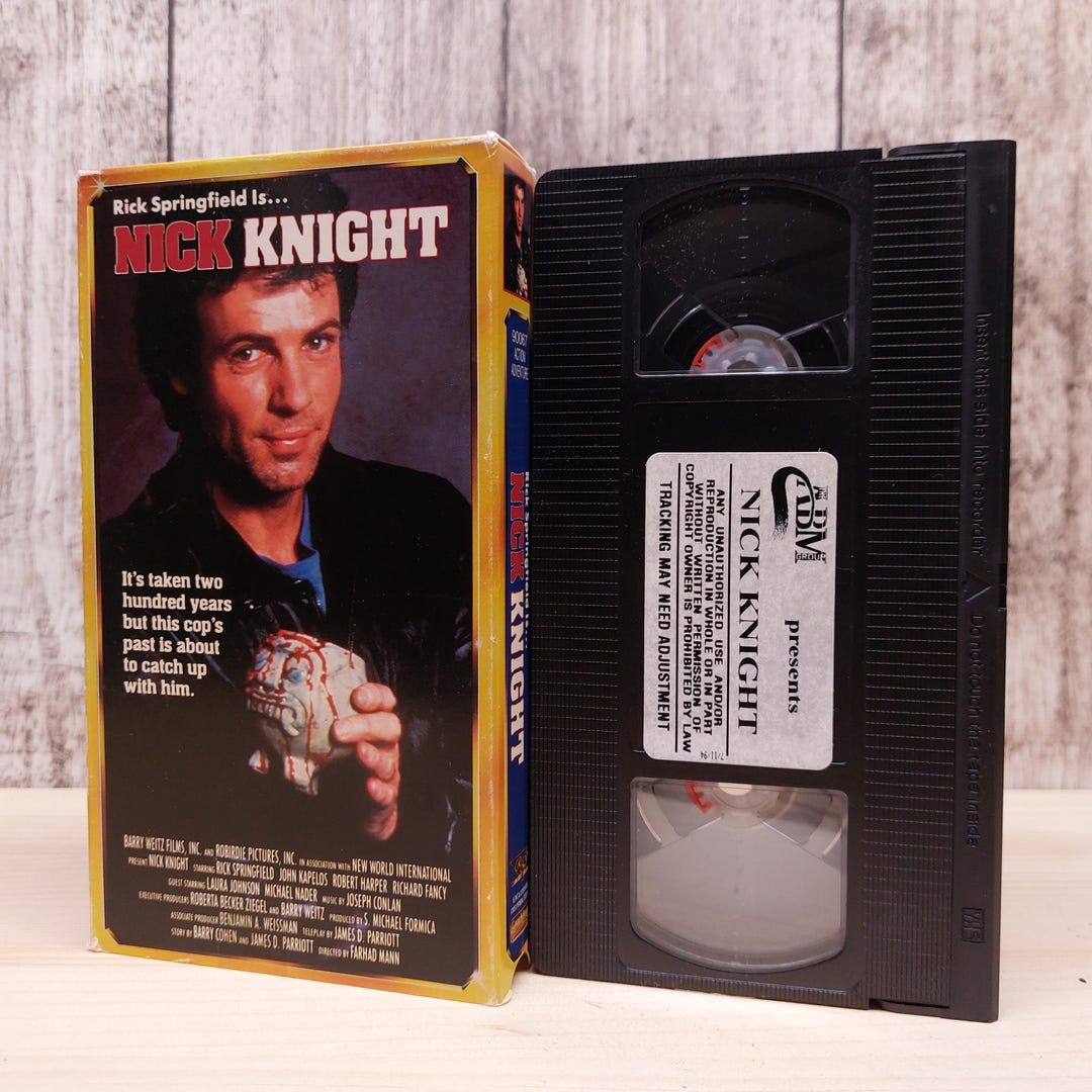 Nick Knight (1989) | Used VHS Tape | Classic Movie Collectible - Etsy