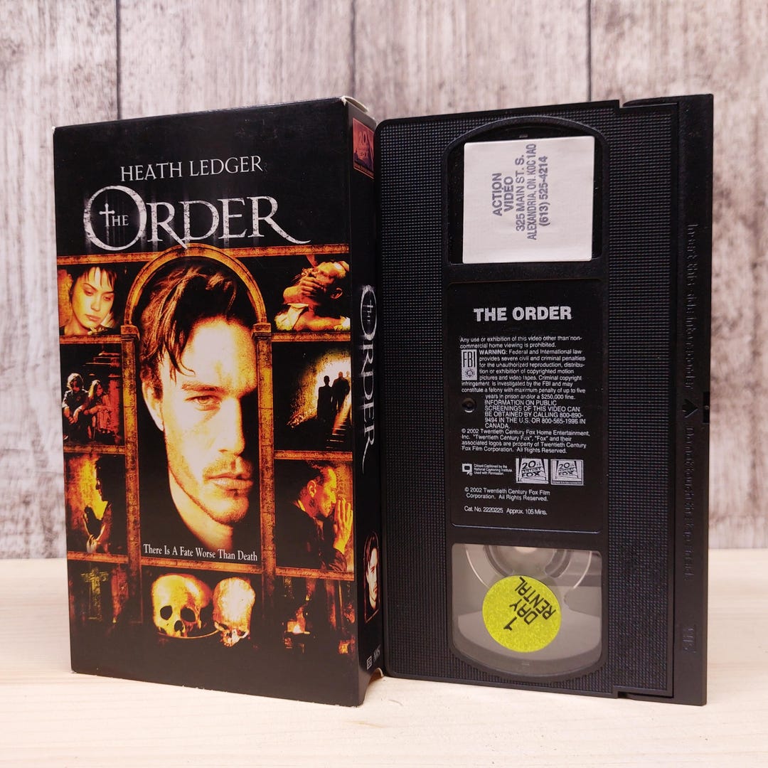 The Order (2003) | Used VHS Tape | Classic Movie Collectible - Etsy