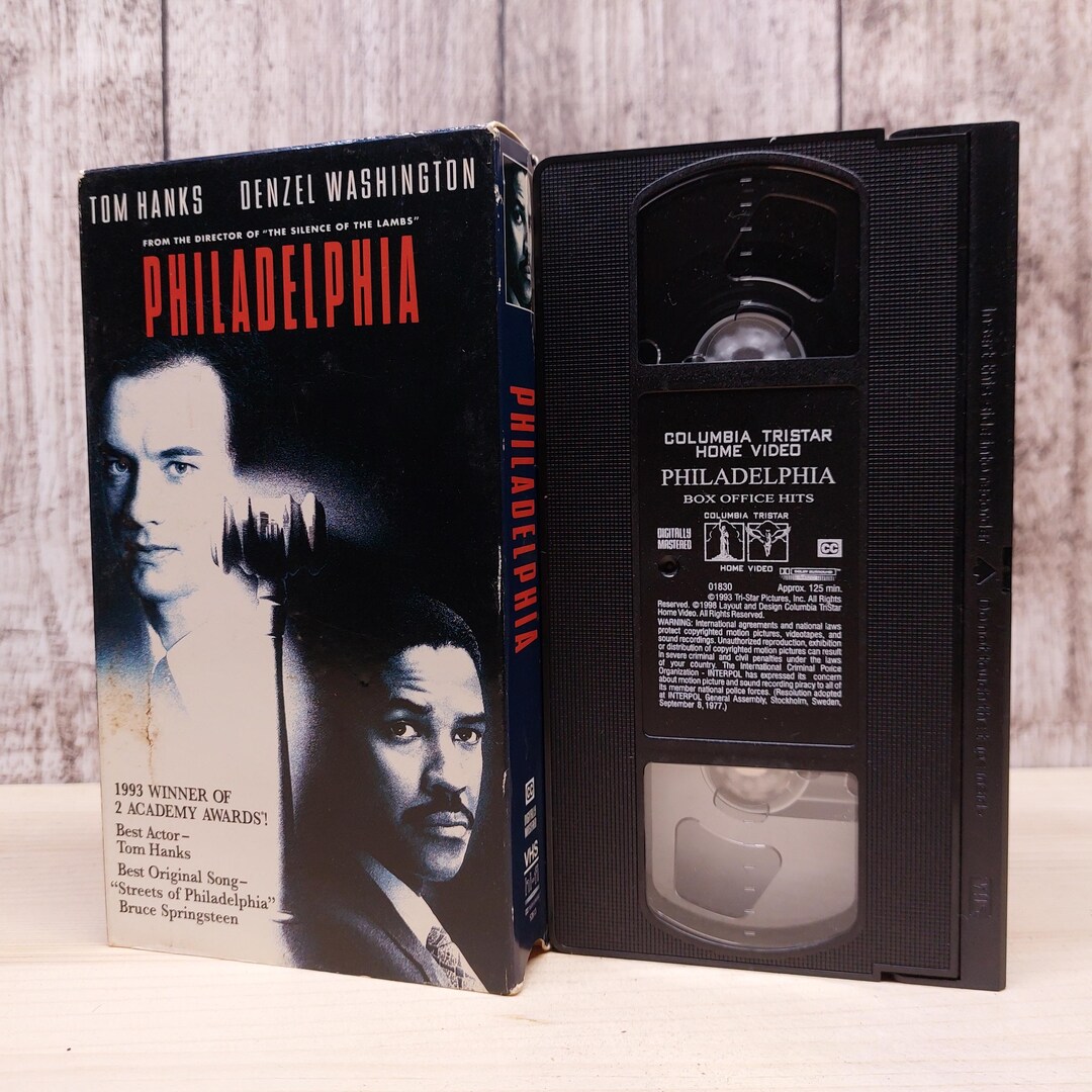 Philadelphia (1993) | Used VHS Tape | Classic Movie Collectible - Etsy