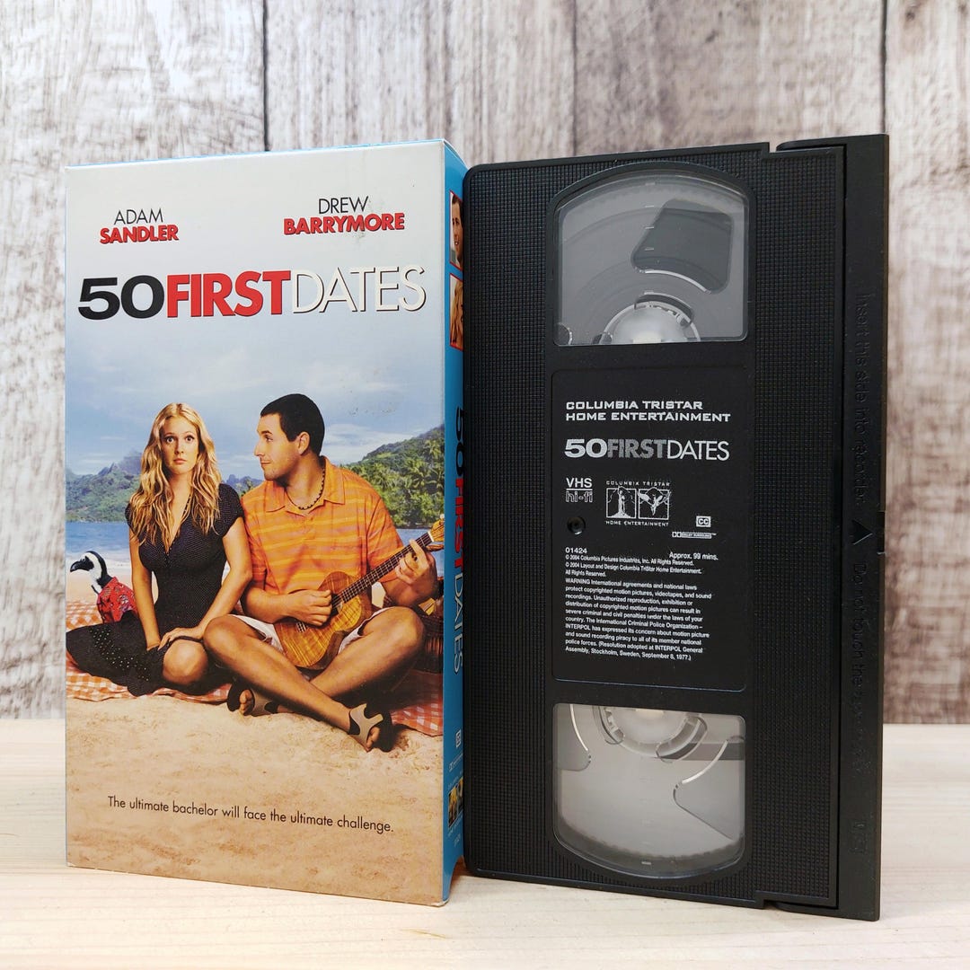 50 First Dates (2004) | Used VHS Tape | Classic Movie Collectible - Etsy
