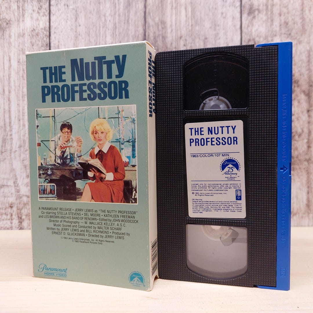 The Nutty Professor (1963) | Used VHS Tape | Classic Movie Collectible - Etsy