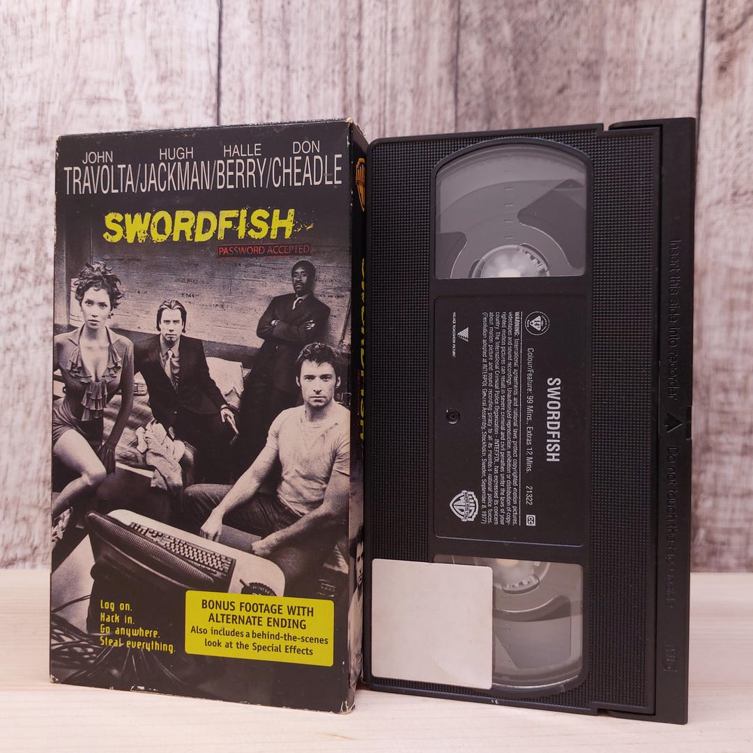 Swordfish (2001) | Used VHS Tape | Classic Movie Collectible - Etsy