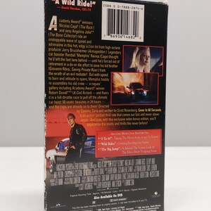 Gone in Sixty Seconds 2000 VHS Tape Vintage Retro Movie Collector Video ...