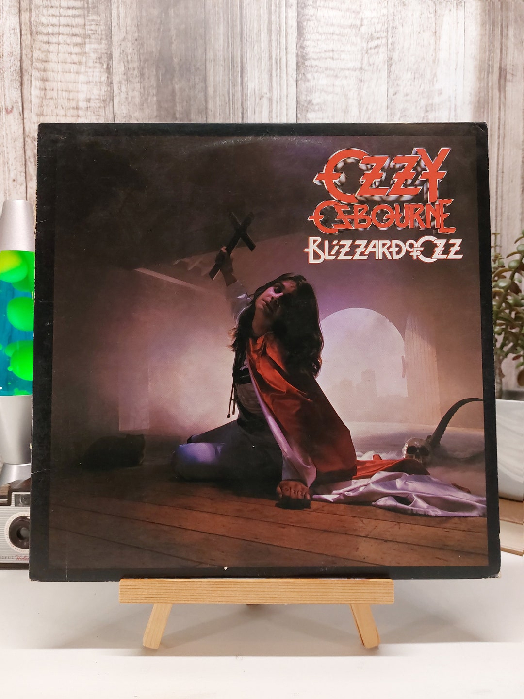 Ozzy Osbourne Blizzard of Ozz 1980 JZ 36812 Used Vintage Vinyl Record Album LP, Ultrasonically ...