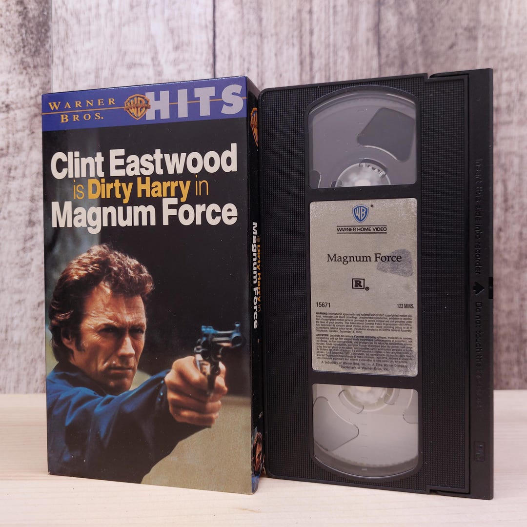 Magnum Force (1973) | Used VHS Tape | Classic Movie Collectible - Etsy UK