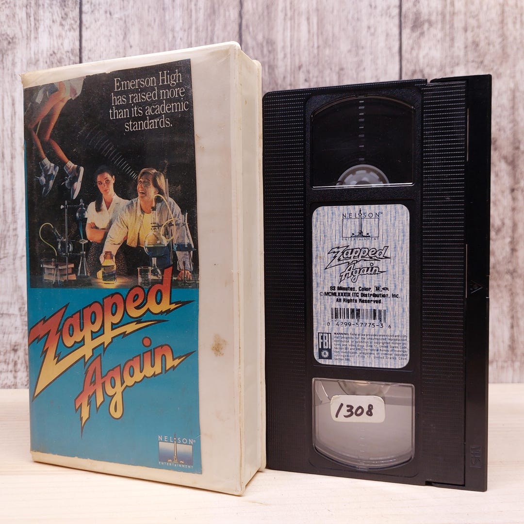 Zapped Again! (1990) | Used VHS Tape | Classic Movie Collectible - Etsy