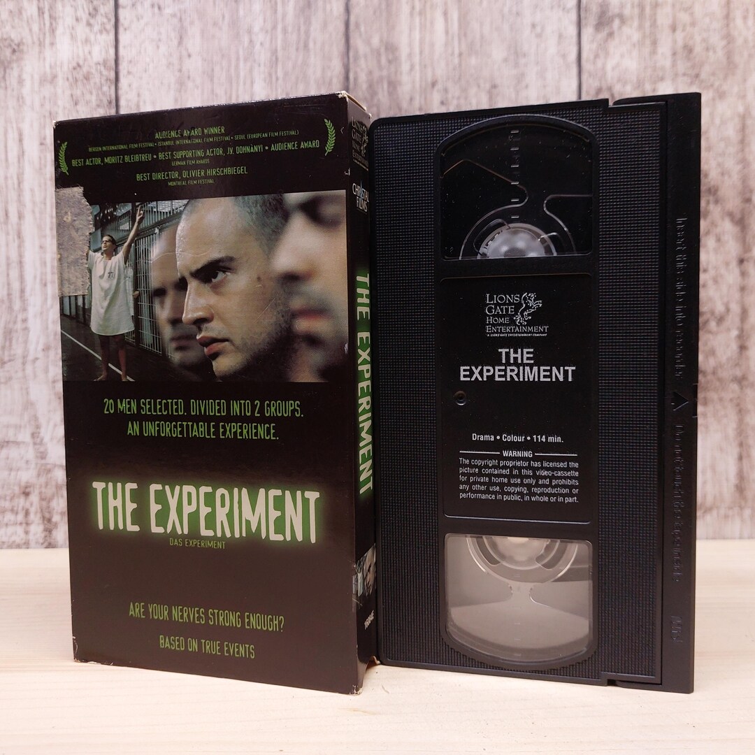 The Experiment (2001) | Used VHS Tape | Classic Movie Collectible - Etsy