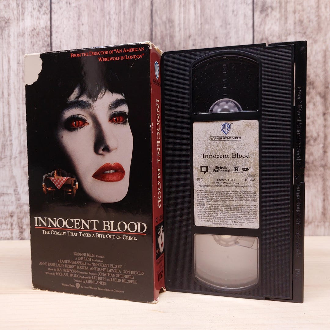 Innocent Blood (1992) | Used VHS Tape | Classic Movie Collectible - Etsy