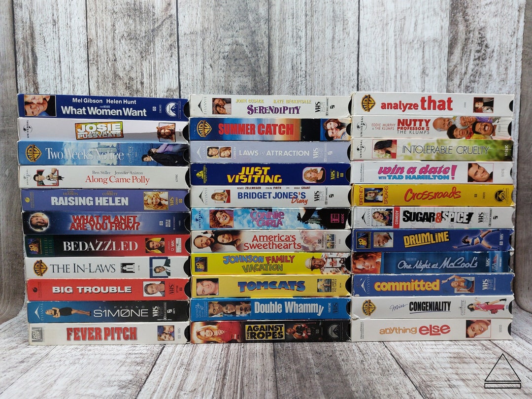 VHS Tapes 2000s Comedy Romcoms Pick From Movies - Etsy