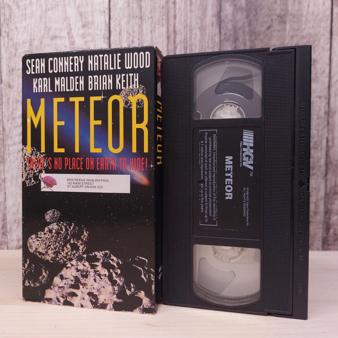 Meteor (1979) | Used VHS Tape | Classic Movie Collectible - Etsy Canada