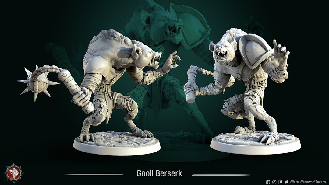 White Werewolf Tavern Gnoll Pack Marauder Berserker Shieldmaster ...