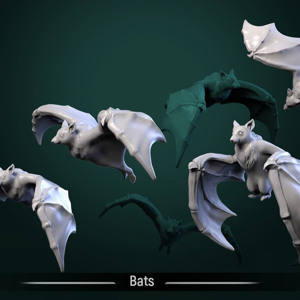 Realistic Bat - Etsy