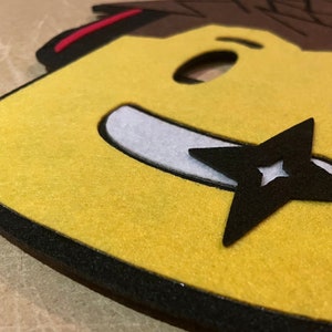 Kids Gamer Character Felt Party Masks Full Face Mask - Etsy