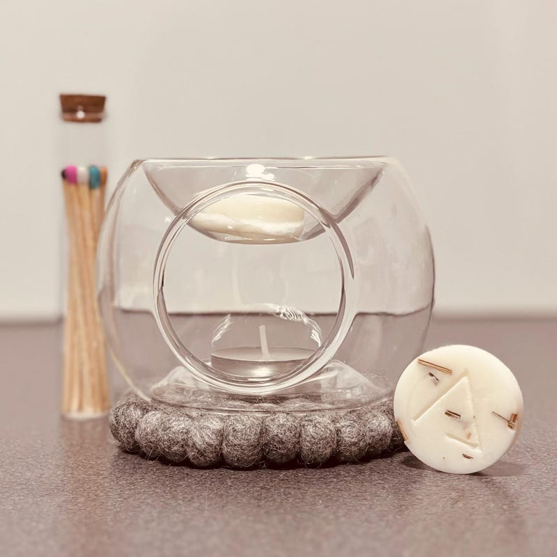 Glass Wax Melt Burner - Etsy