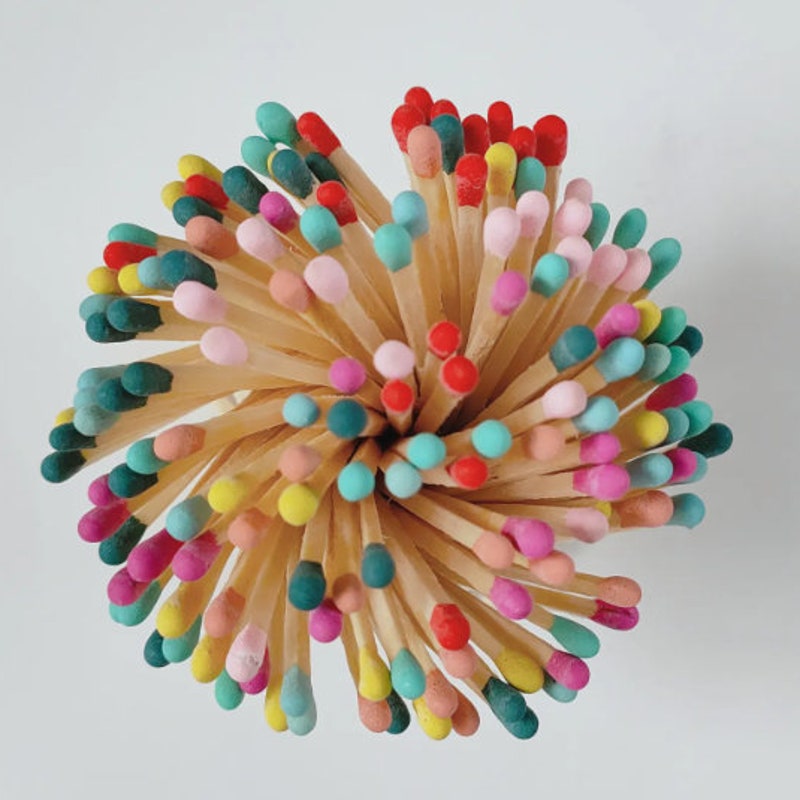 Coloured Matches - Etsy UK
