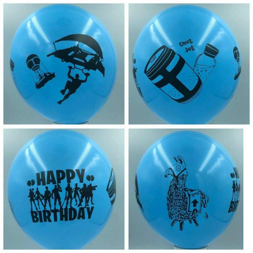 Gamer Llama Party Banner & Balloons | Fillers Favors Supplies Gaming ...