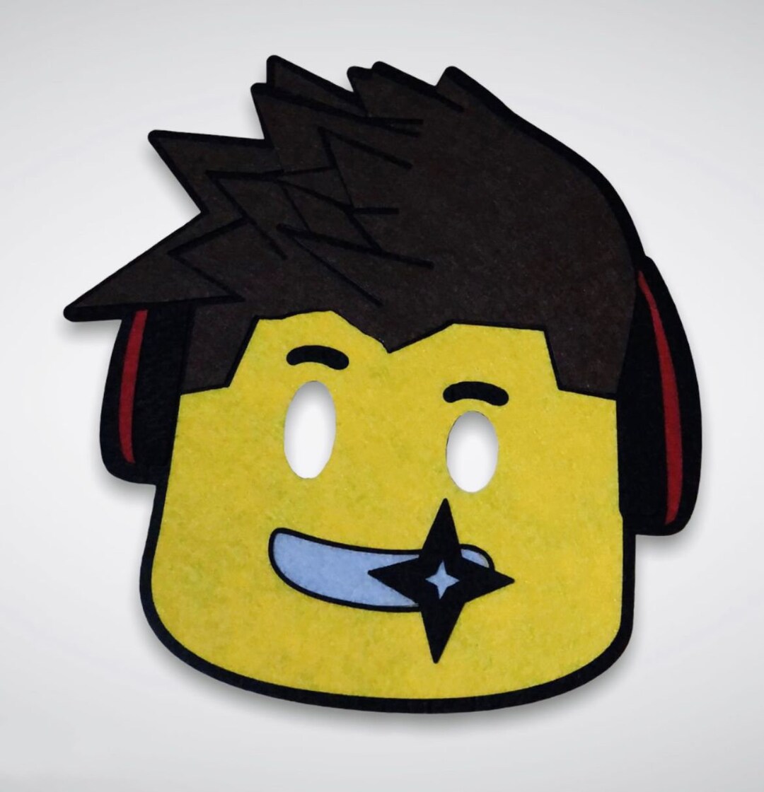 Kids Gamer Character Felt Party Masks Full Face Mask - Etsy