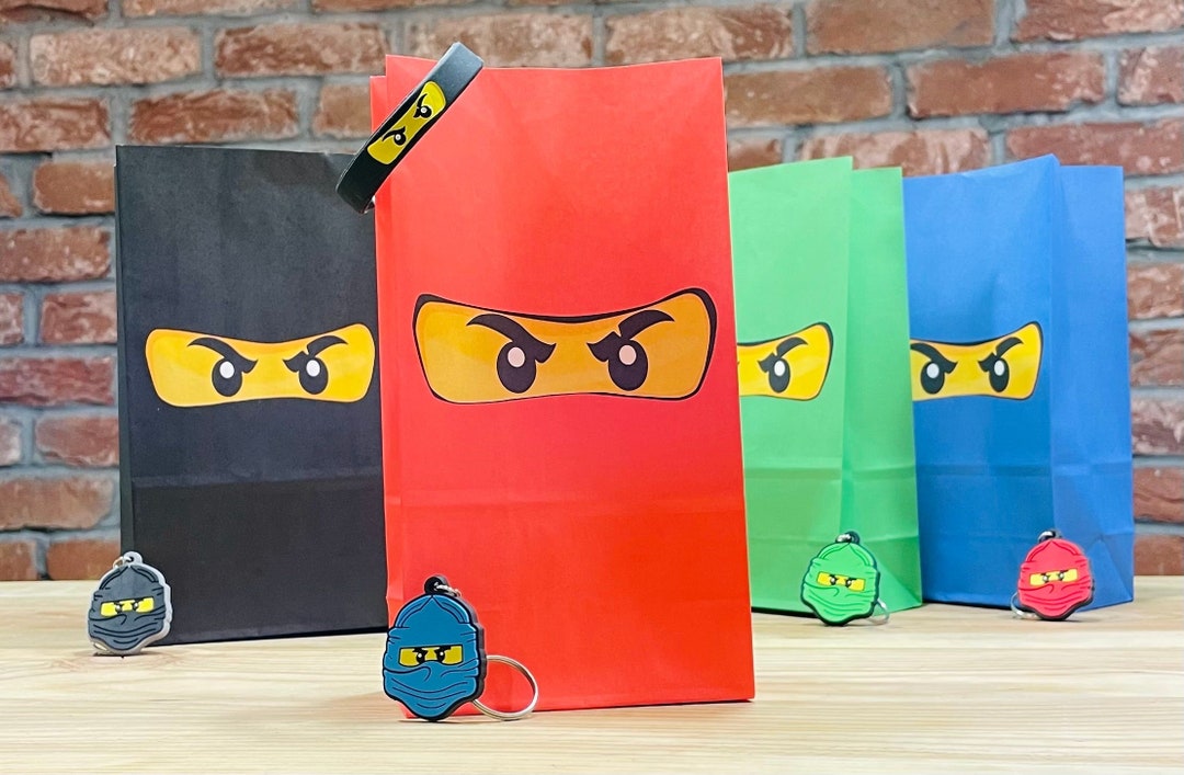 Ninja Themed Party Bag With 2 Favors (single Set) - Etsy