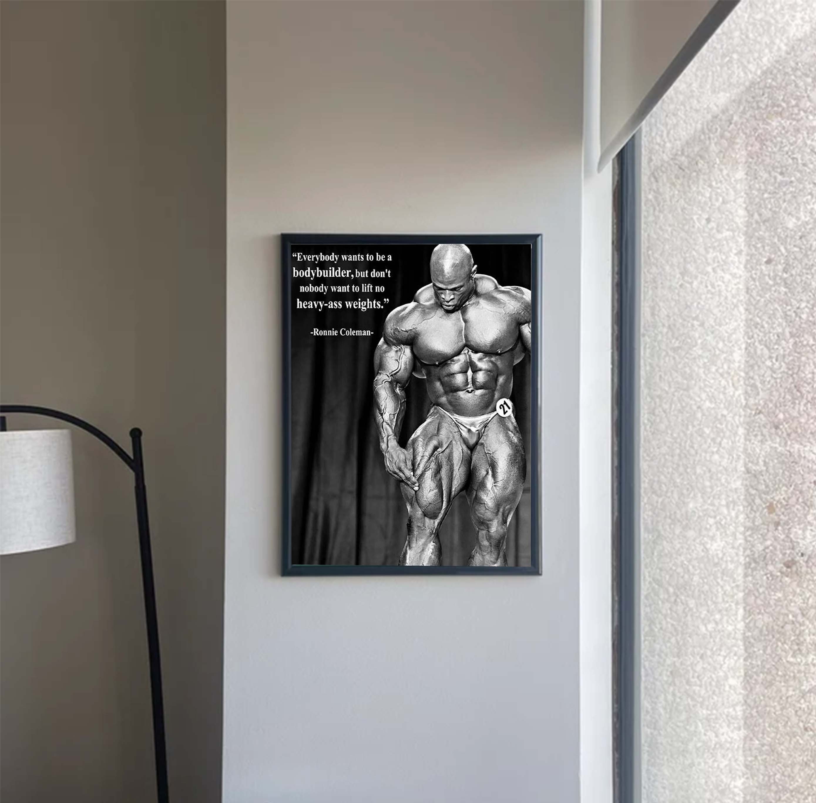 Bodybuilding Motivational Quotes Poster sold by Rebekah e Hughes | SKU ...