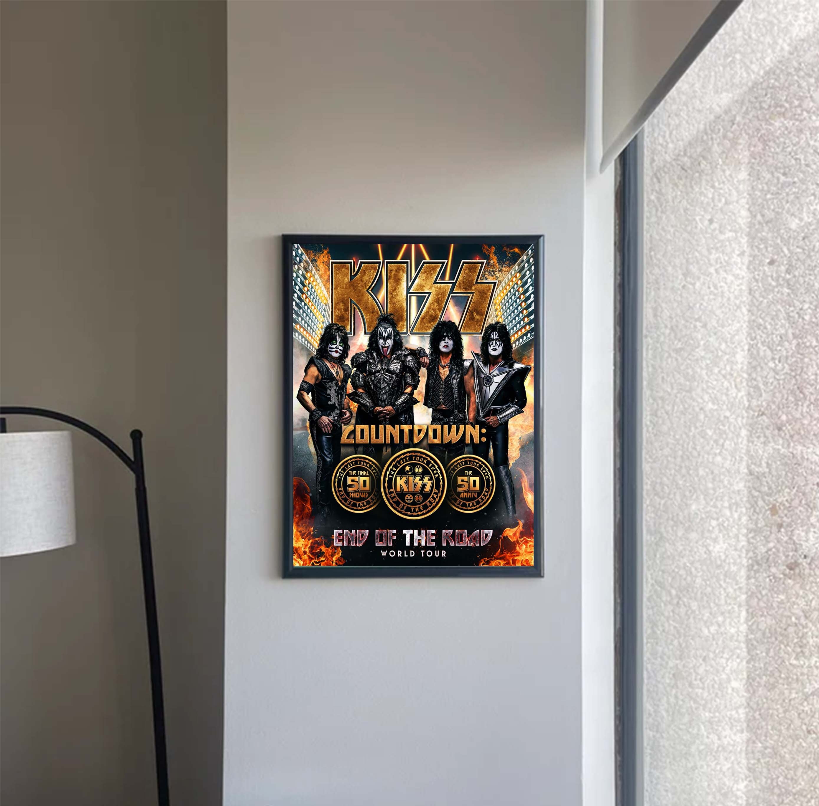 Kiss Tour 2023 End Of The Road Poster sold by Contingency Nanete | SKU ...