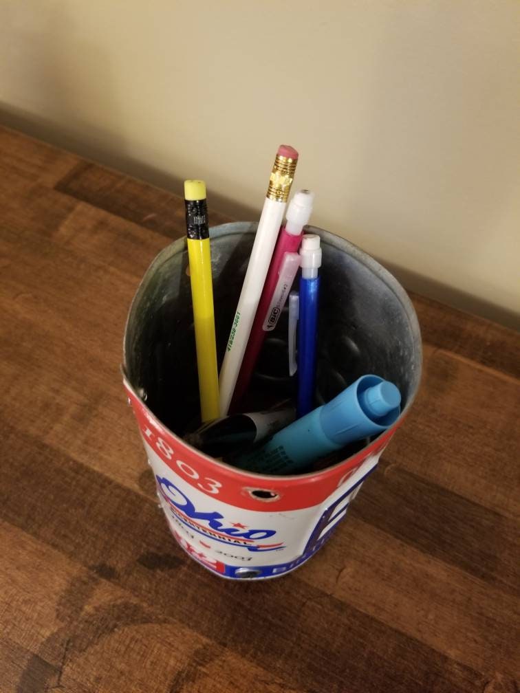 License Plate Pencil Holder - Etsy