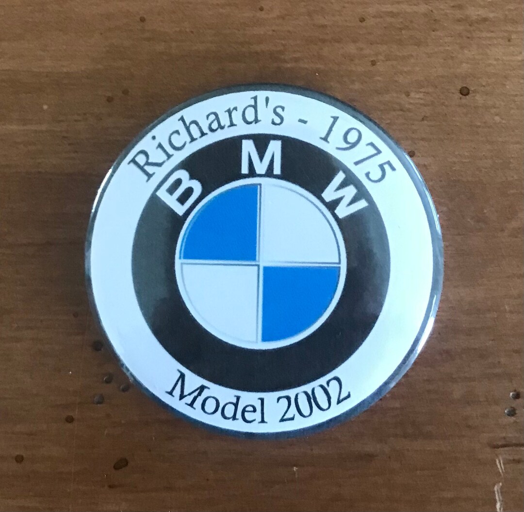 BMW Custom Button With 2 Lines of Text - Etsy