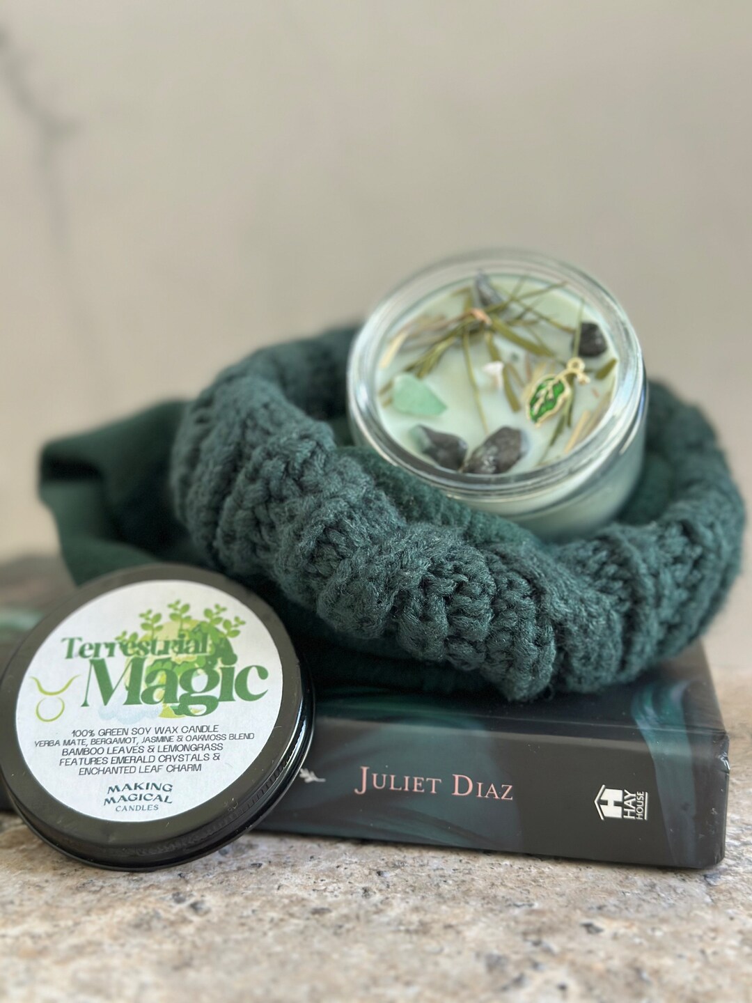 Terrestrial Magic Taurus Limited Edition 100% Green Soy Wax Intention ...