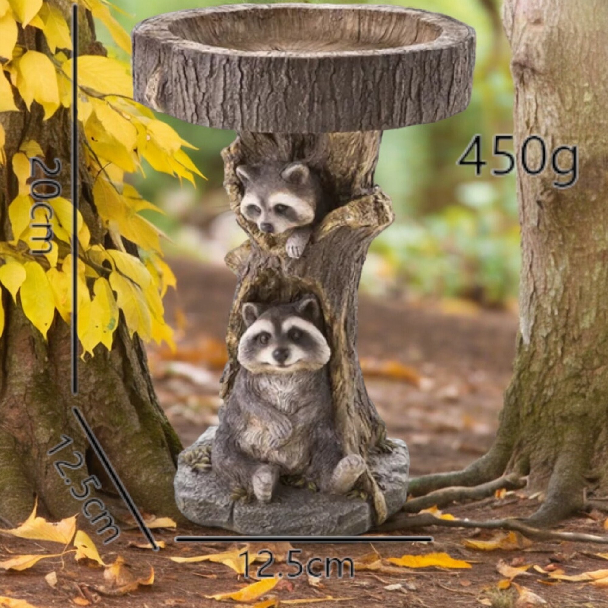 Garden Animal Resin Bird Feeder, Hummingbird Bathtub Outdoor Decorative ...