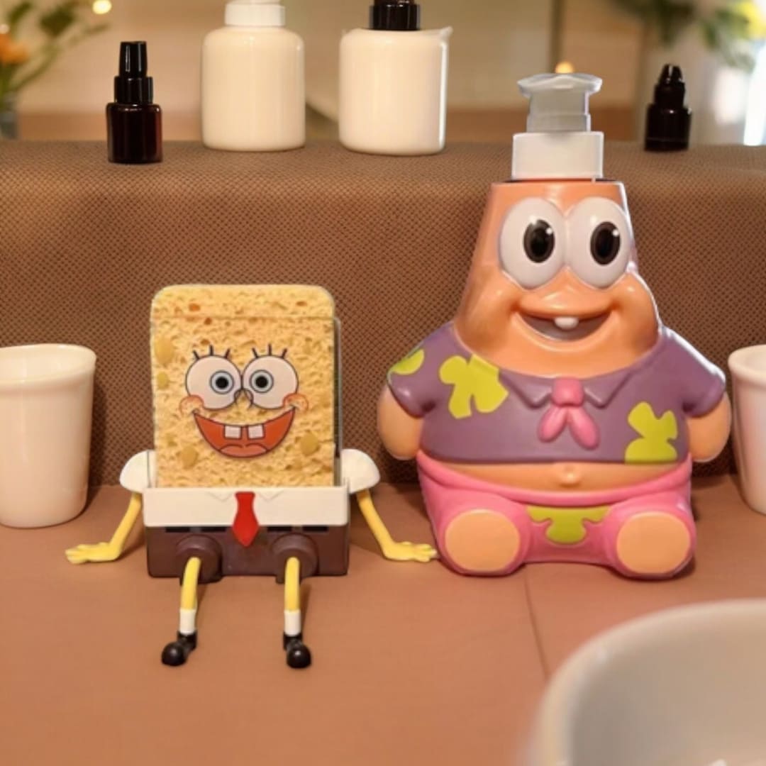 450ML Anime Spongebob Patrick Star Dispenser Bottles, Personalized ...