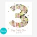 3rd Year Birthday Photo Collage Easy Drag and Drop - DIY on Canva ...