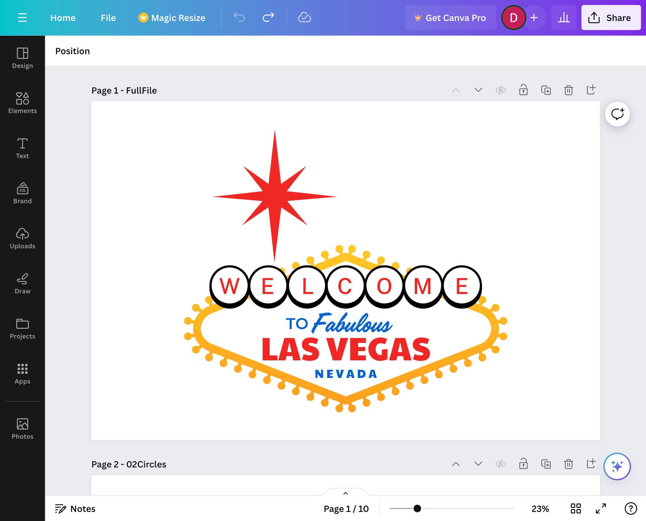 Editable Canva Las Vegas Sign Blank - Clipart / Digital Graphic Design ...