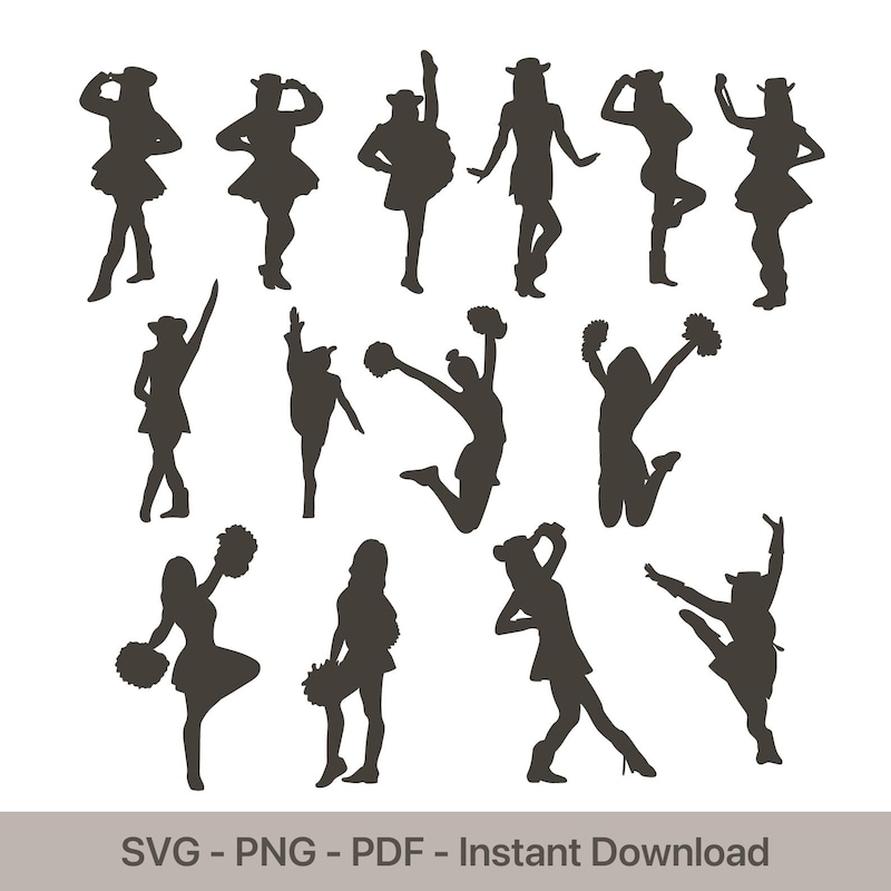 Dancer Homecoming Cutouts - Etsy