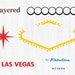 Las Vegas Sign Blank - Clipart / Cutting Files Svg Png Jpg Dxf Digital ...