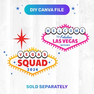 Las Vegas Sign Blank Transparent - Clipart / Cutting Files Svg Png Jpg ...