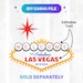 Las Vegas Sign Blank - Clipart / Cutting Files Svg Png Jpg Dxf Digital ...