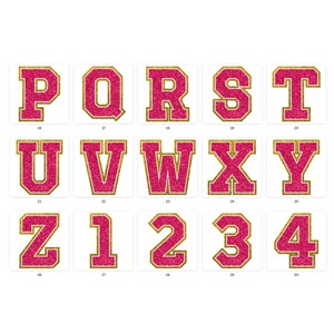 Varsity Sports Jersey Letters Transparent PNG Letters Doodle Alphabet ...