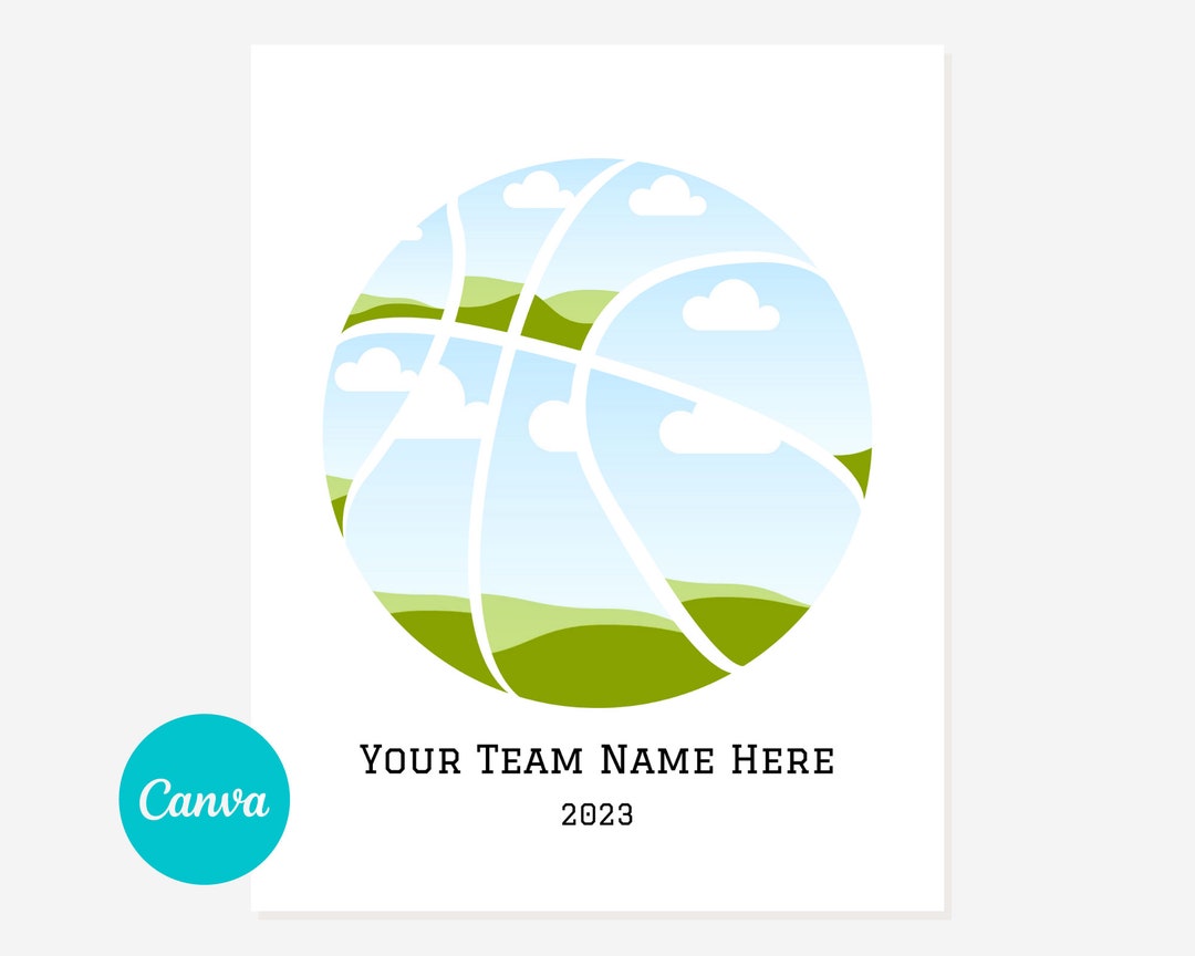 Easy Drag and Drop Basketball Photo Collage DIY on Canva. - Etsy