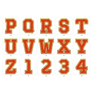Varsity Sports Jersey Letters Transparent PNG Letters Doodle Alphabet ...