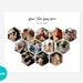 Honeycomb Photo Collage Template - DIY on Canva. 8x10 Photo Collage ...