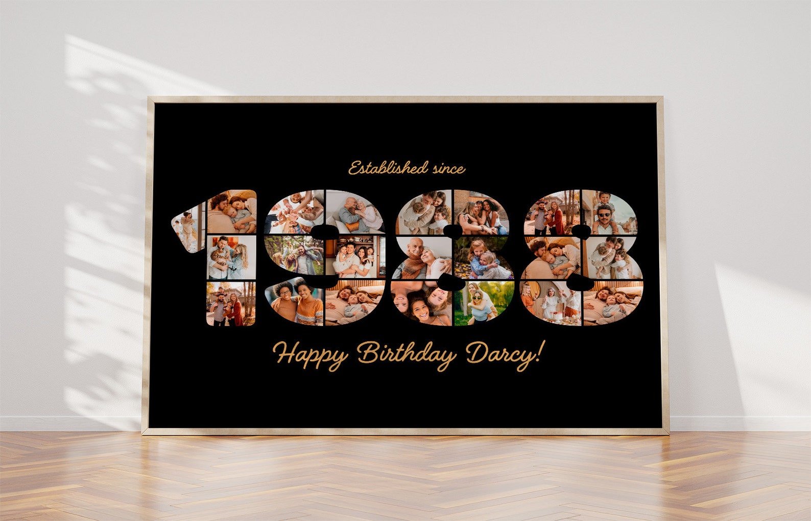 Editable 1988 Birthday Poster | Canva Template | 36th Birthday Gift ...
