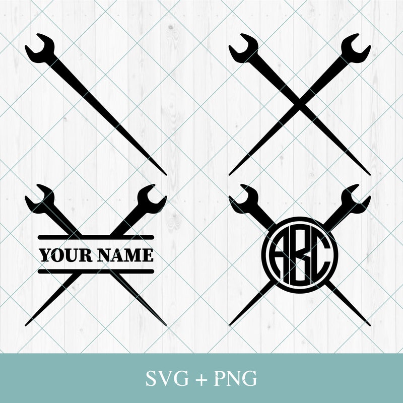 Skull and Wrenches Logo - Etsy