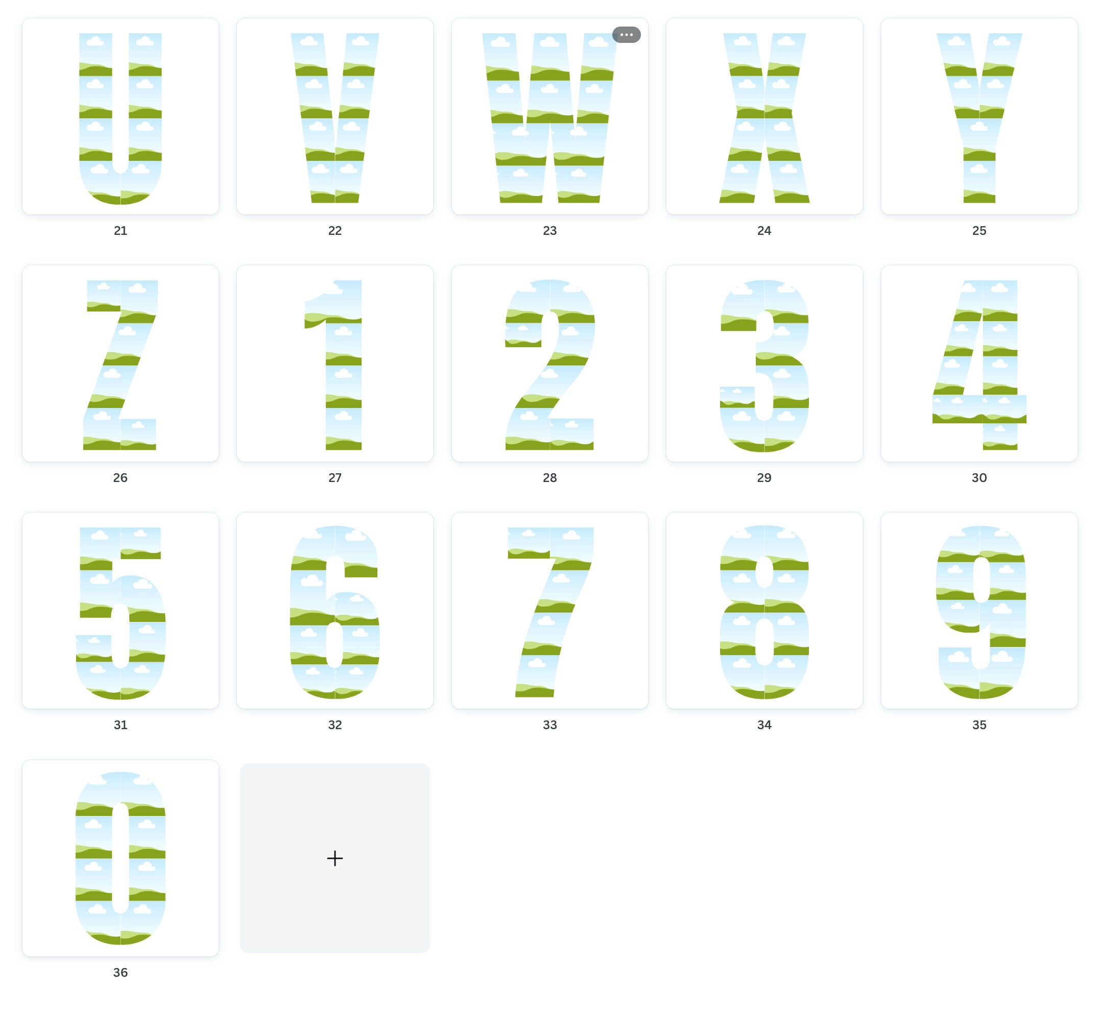 DIY Alphabets and Numbers on Canva. Easy Drag and Drop Alphabet and ...