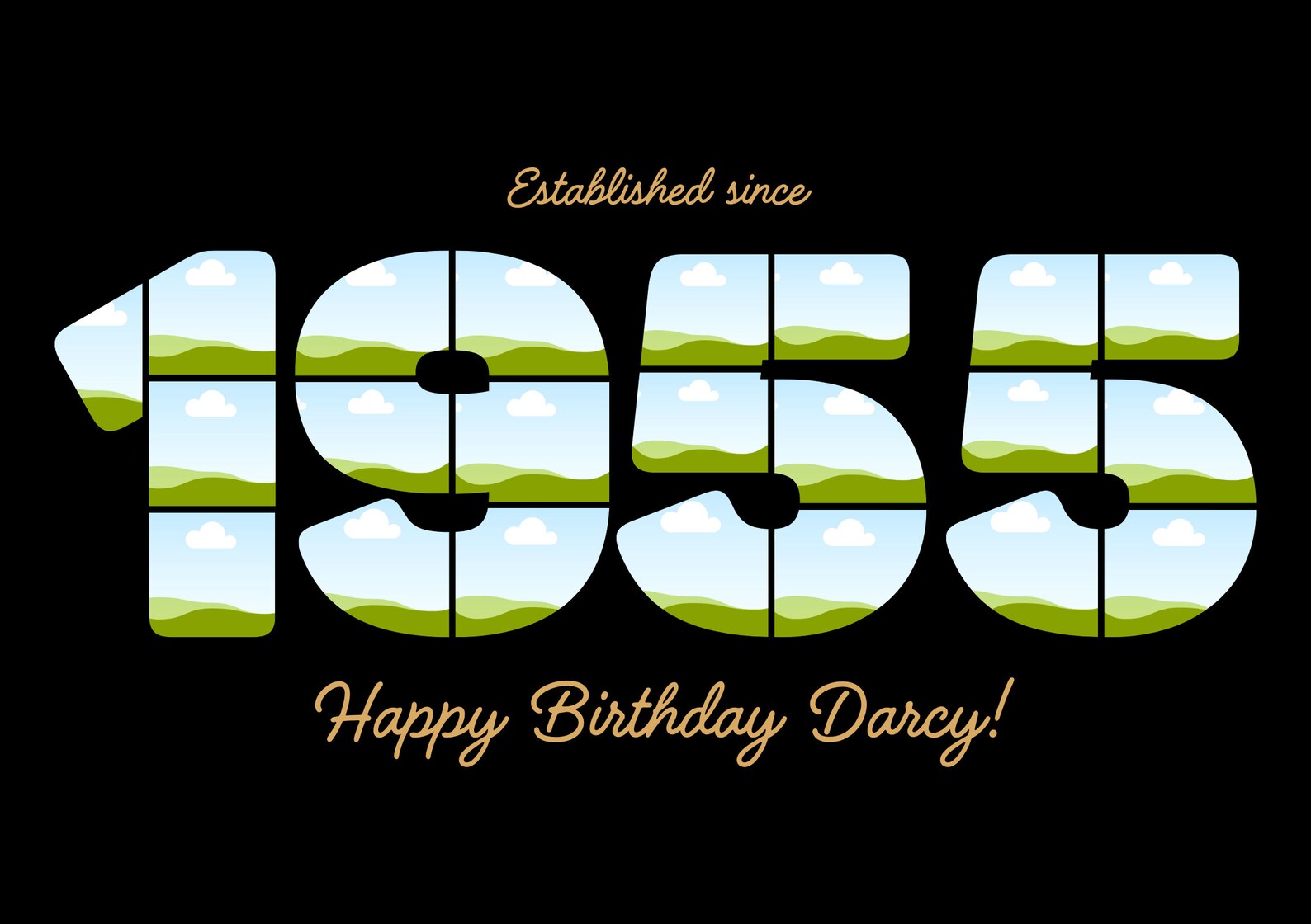 Personalized 1955 Birthday Poster | Vintage Photo Collage | 69th ...