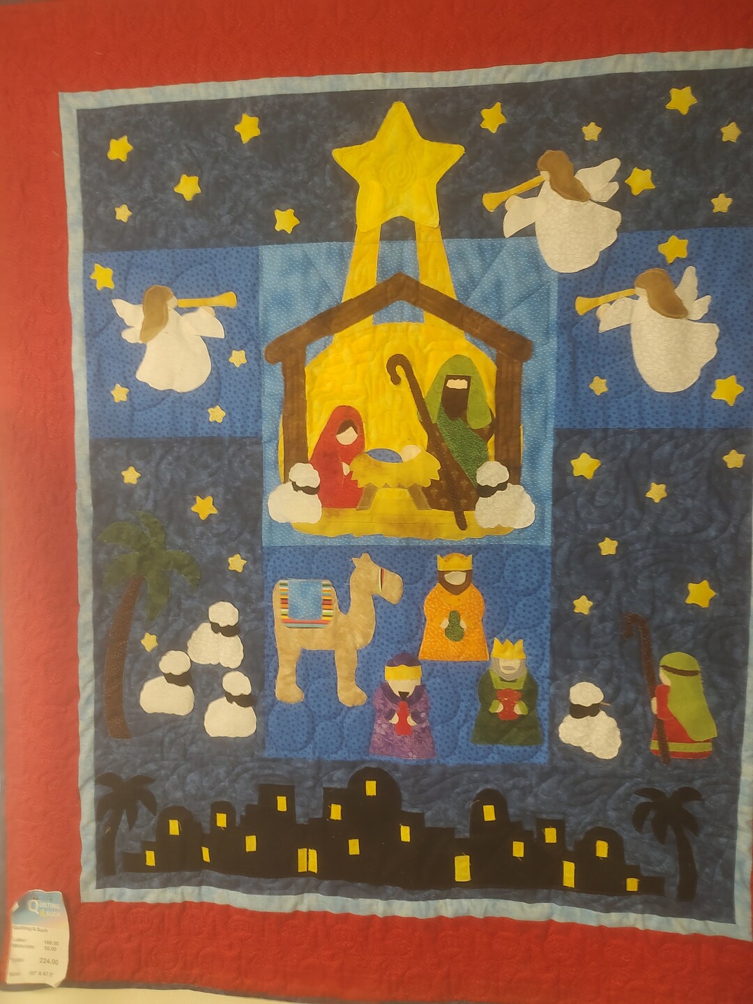Homemade Quilted Nativity Wall Hanging - Etsy