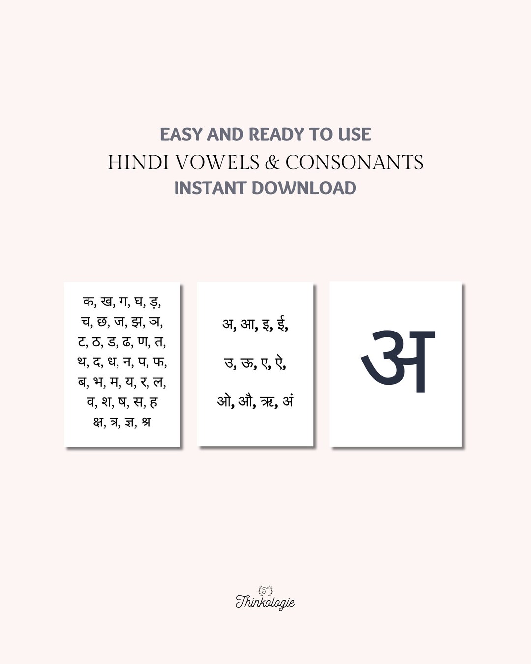 Hindi Alphabet Vowels and Consonants Devanagari Script Consonants ...