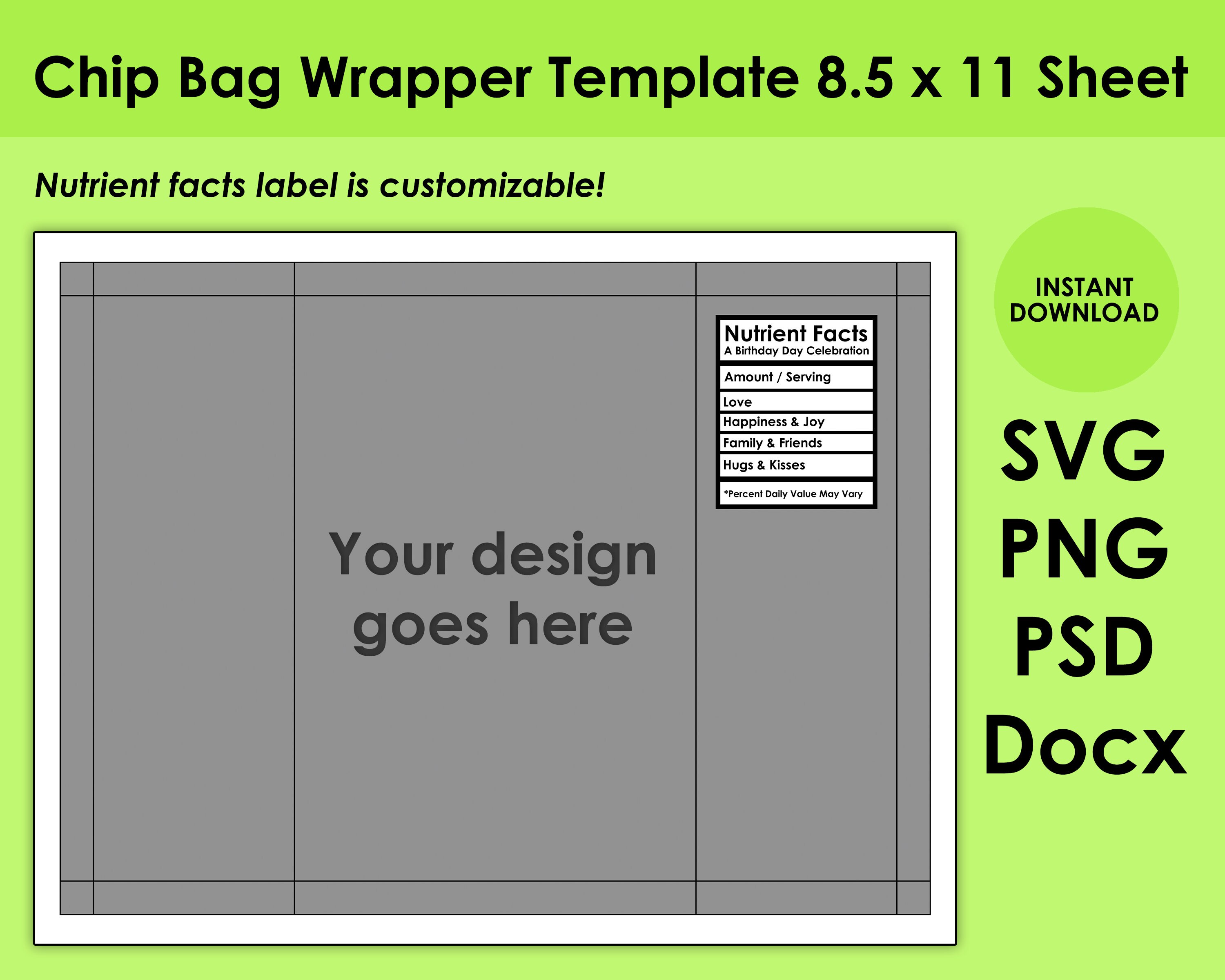 Chip Bag Template Ubicaciondepersonas cdmx gob mx