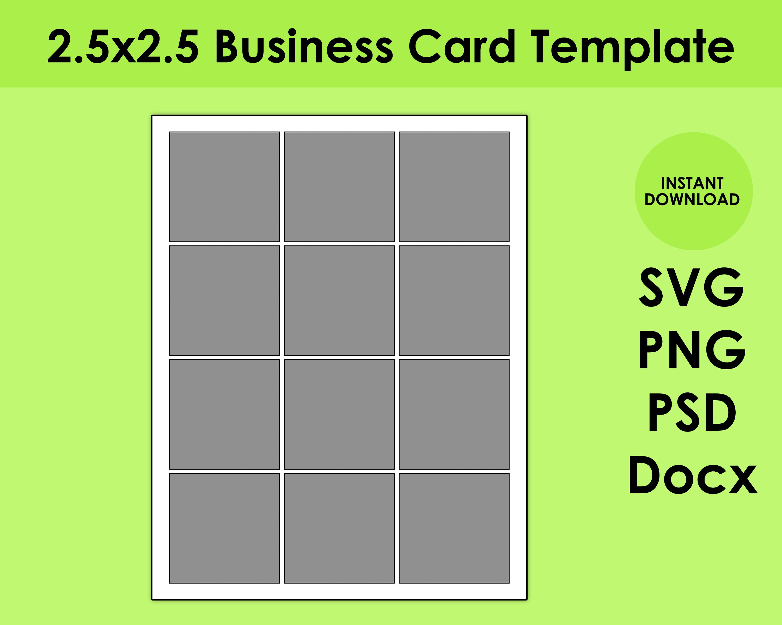 Microsoft Word Business Card Templates
