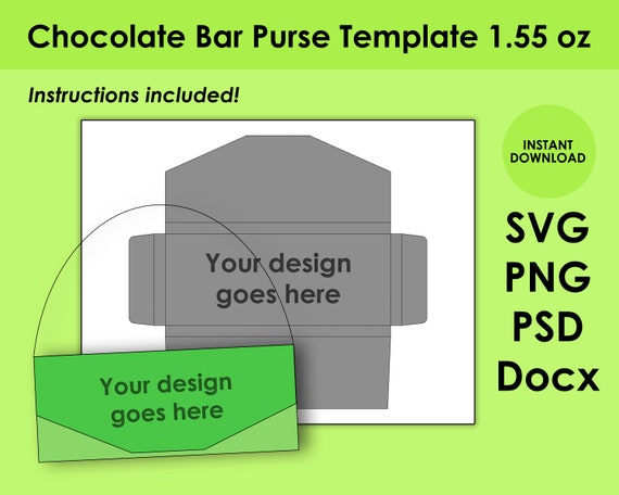 Chocolate Bar Box Template