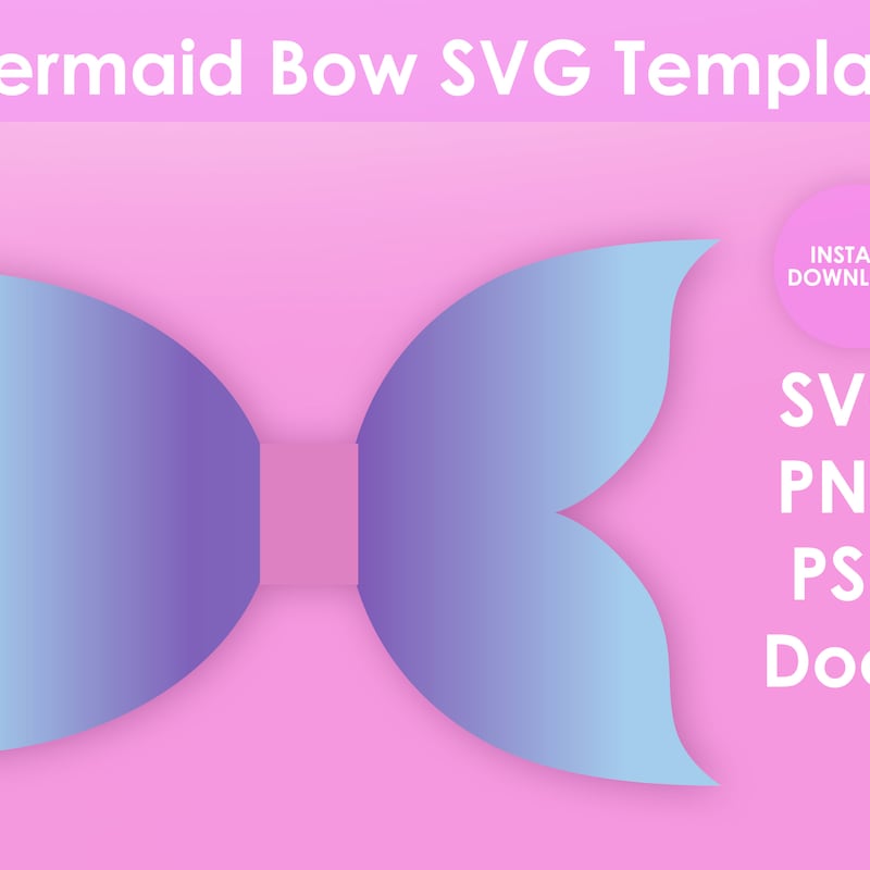 Bow Template Svg - Etsy
