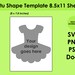 Tutu Template SVG PNG PSD and Docx 8.5x11 Sheet - Etsy